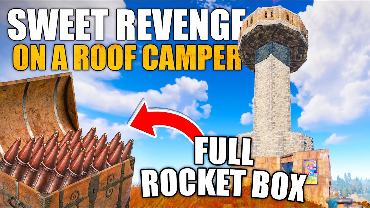 Rust - Getting REVENGE On ROOF CAMPING Neighbor (Solo Survival) - YouTube