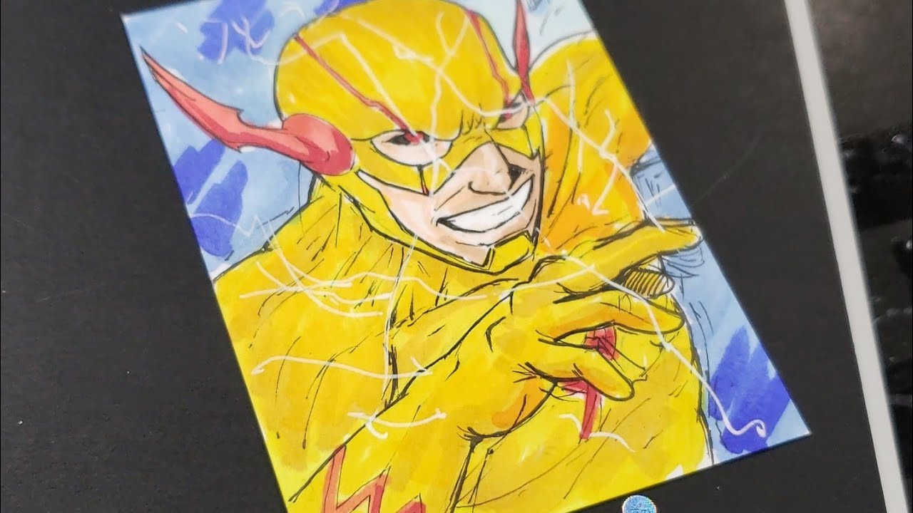 Reverse Flash Speed Art - YouTube