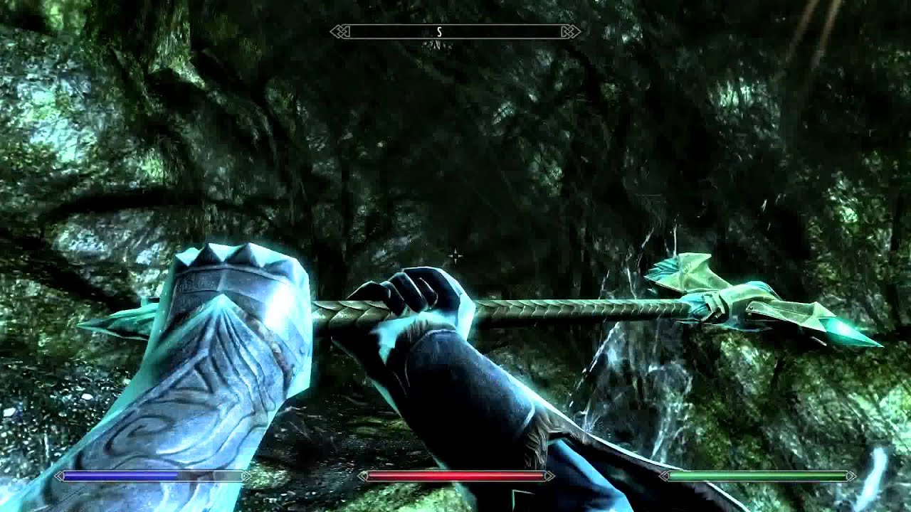 How to see in Darkfall Cave - Skyrim - YouTube