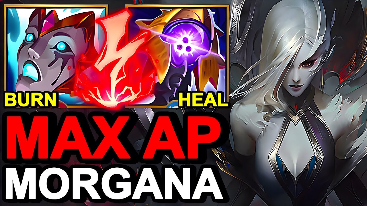 WILD RIFT CHINA MORGANA JUNGLE - 1:22 FULL CLEAR !? FULL BURN Morgana ...