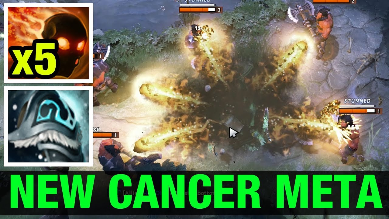 NEW CANCER 7.06f BUILD TO WRAITH KING - Dota 2 - YouTube
