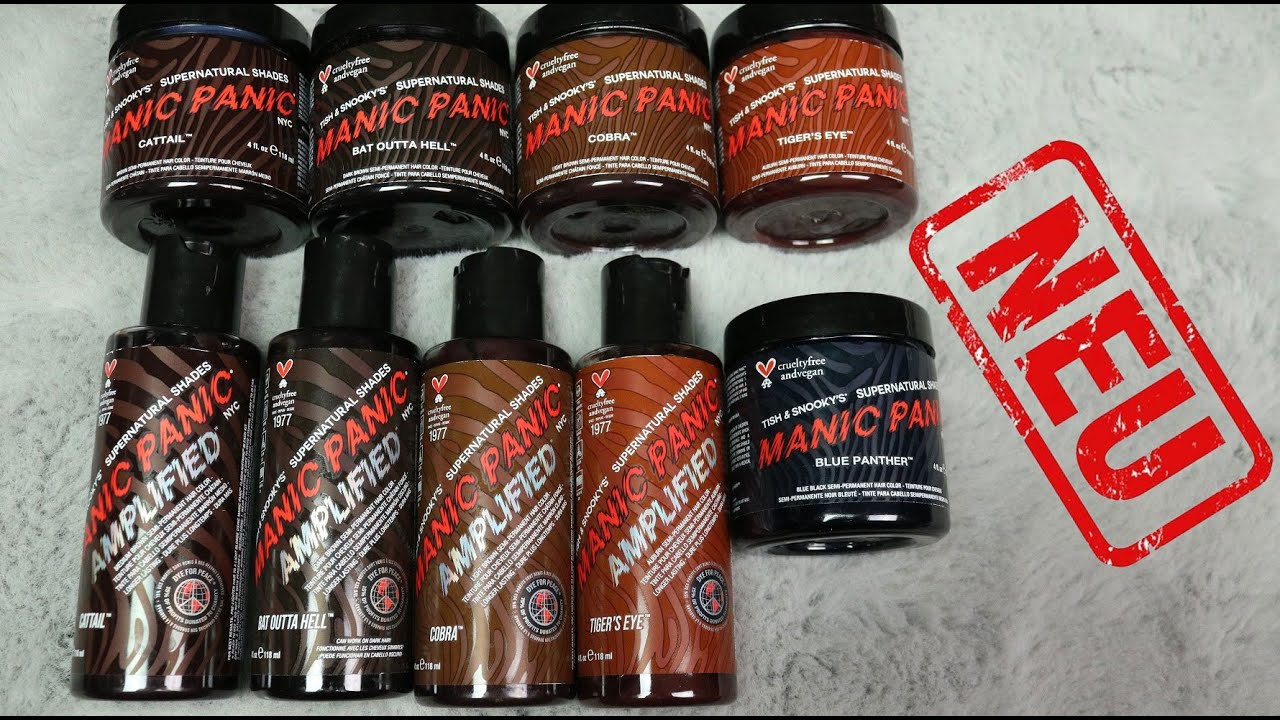 NEU - Manic Panic Natural Reihe - Erste Swatches - YouTube
