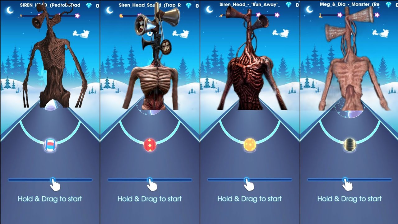 Siren Head vs Siren Head vs Siren Head vs Siren Head - Beat Roller ...