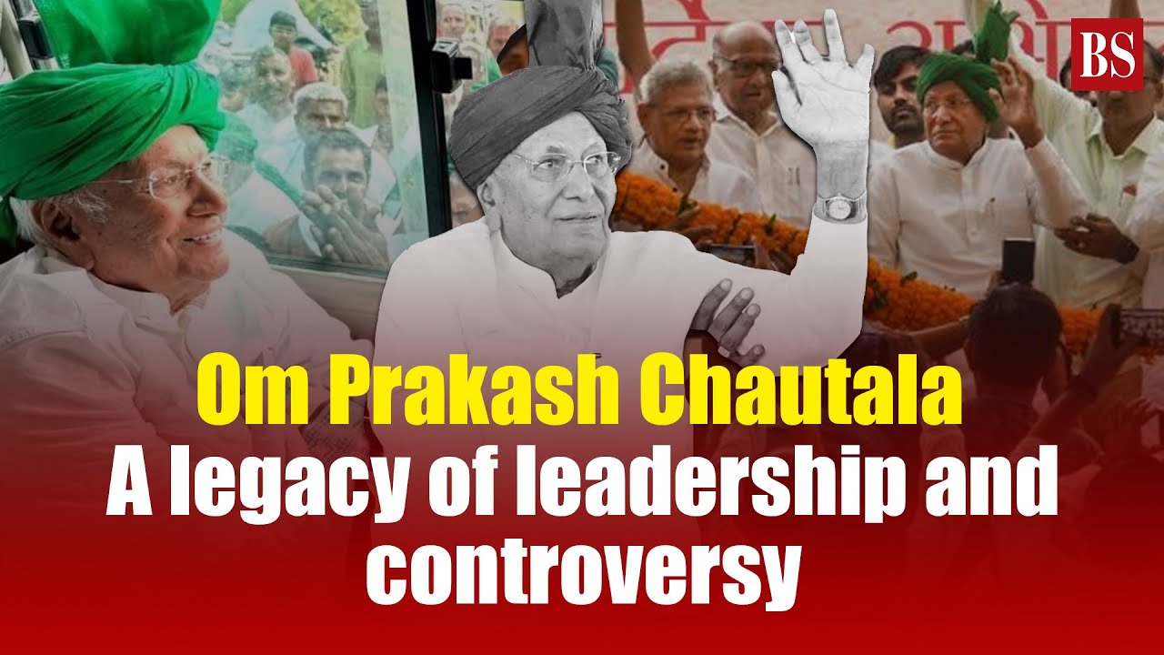 Om Prakash Chautala: A legacy of leadership and controversy | Haryana ...
