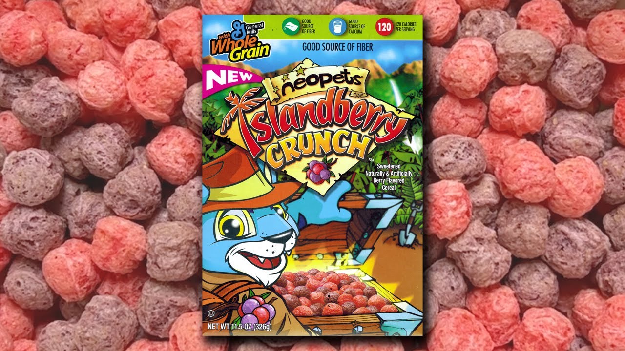 Neopets Islandberry Crunch (2006) - YouTube