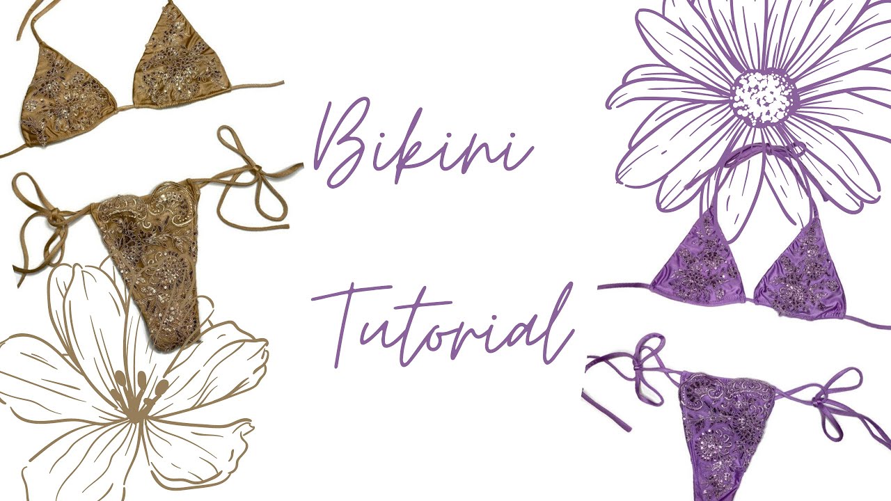 DIY - Bikini Tutorial - Free Pattern Included - YouTube