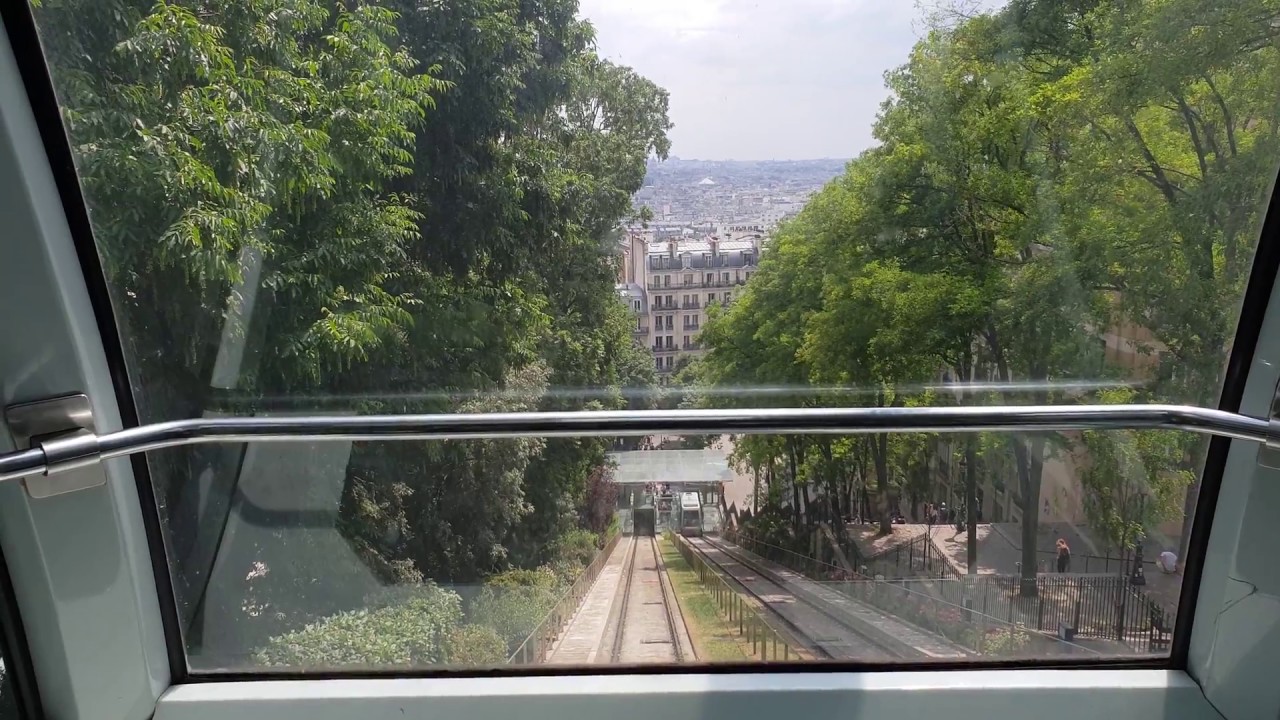 Funiculaire de Montmartre - Montmartre Funicular Railway - YouTube