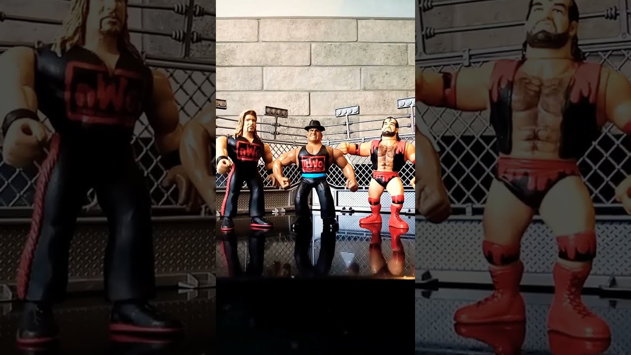 💪🐺I made Custom WWE WCW NWO Wolfpac Kevin Nash + Scott Hall Hasbro ...