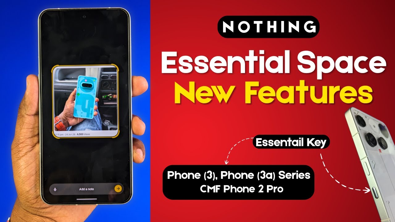 Nothing Essential Space NEW Features Explained 🔥Essential Key is ...