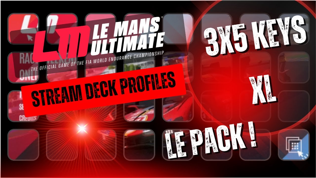 LMU STREAM DECK PROFILS : +300 ICONS - YouTube