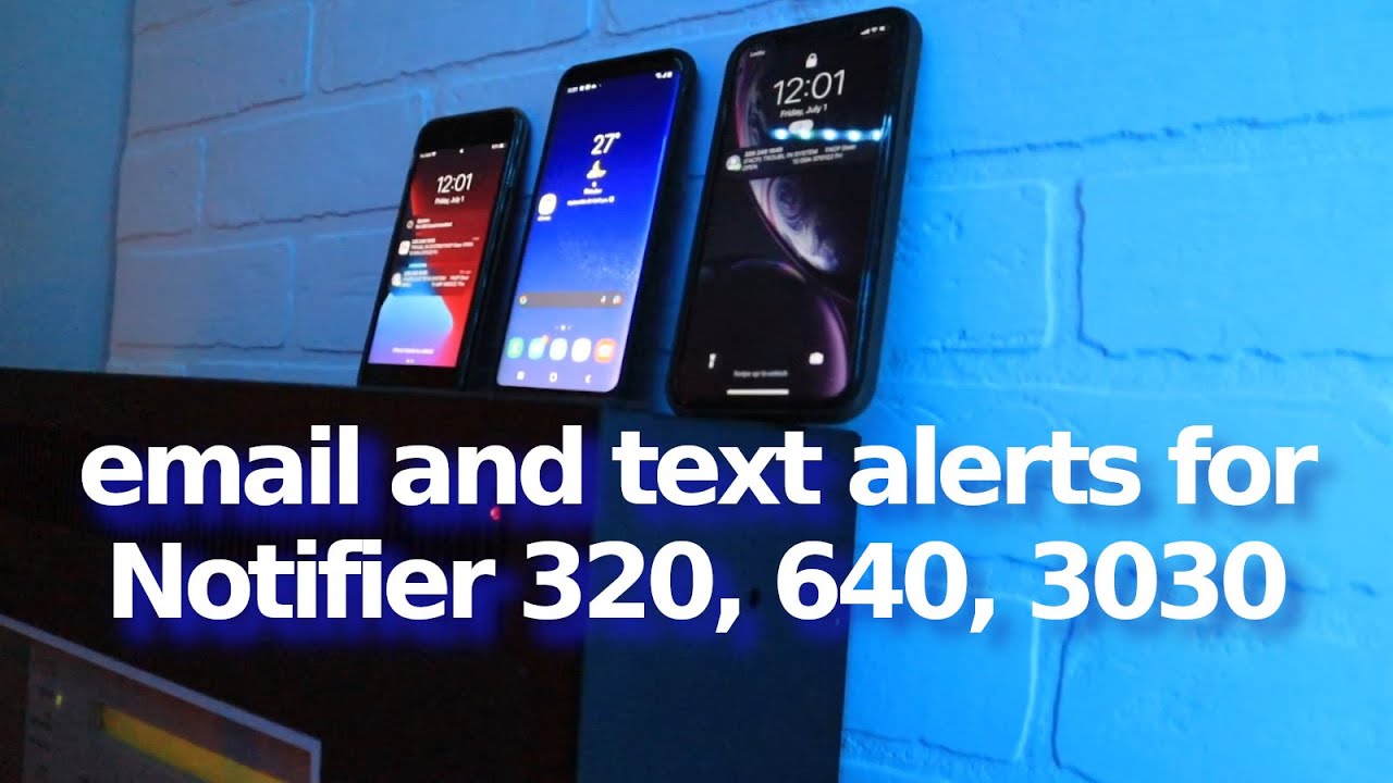 Fire Alarm text / SMS alerts for Notifier panels - YouTube