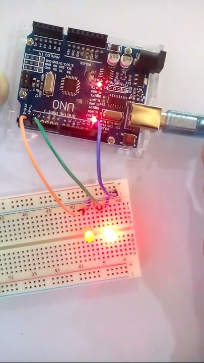 Easy learn Arduino Uno + PictoBlox. Different 2 LEDs delay blink - YouTube