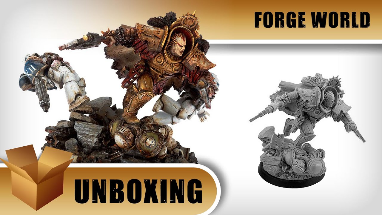 Unboxing: Forge World's Angron Primarch of the World Eaters - YouTube
