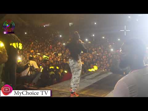 Eazzy goes almost naked on stage during \