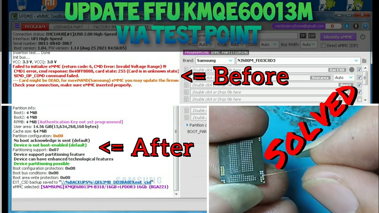 Failed To Initialize EMMC return Code 6 CMD Error Invalid Voltage