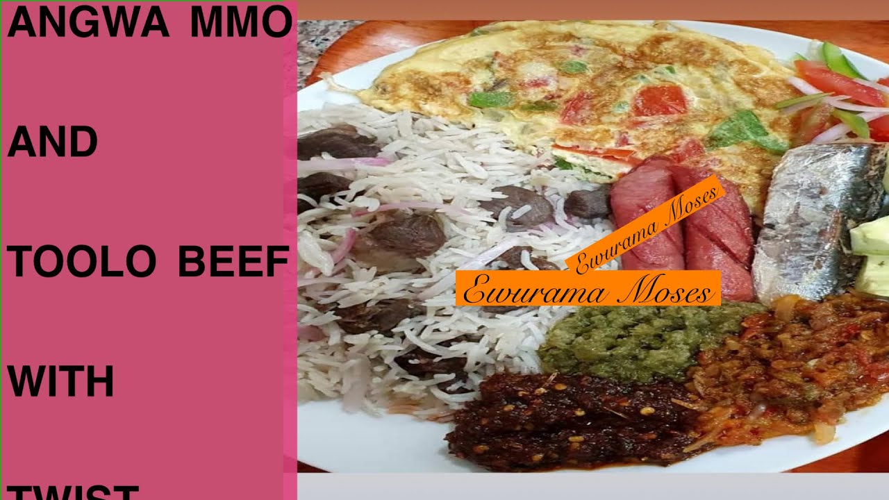HOW TO PREPARE BEST DELICIOUS GHANA ANGWA MMO WITH TWIST / OILY RICE ...