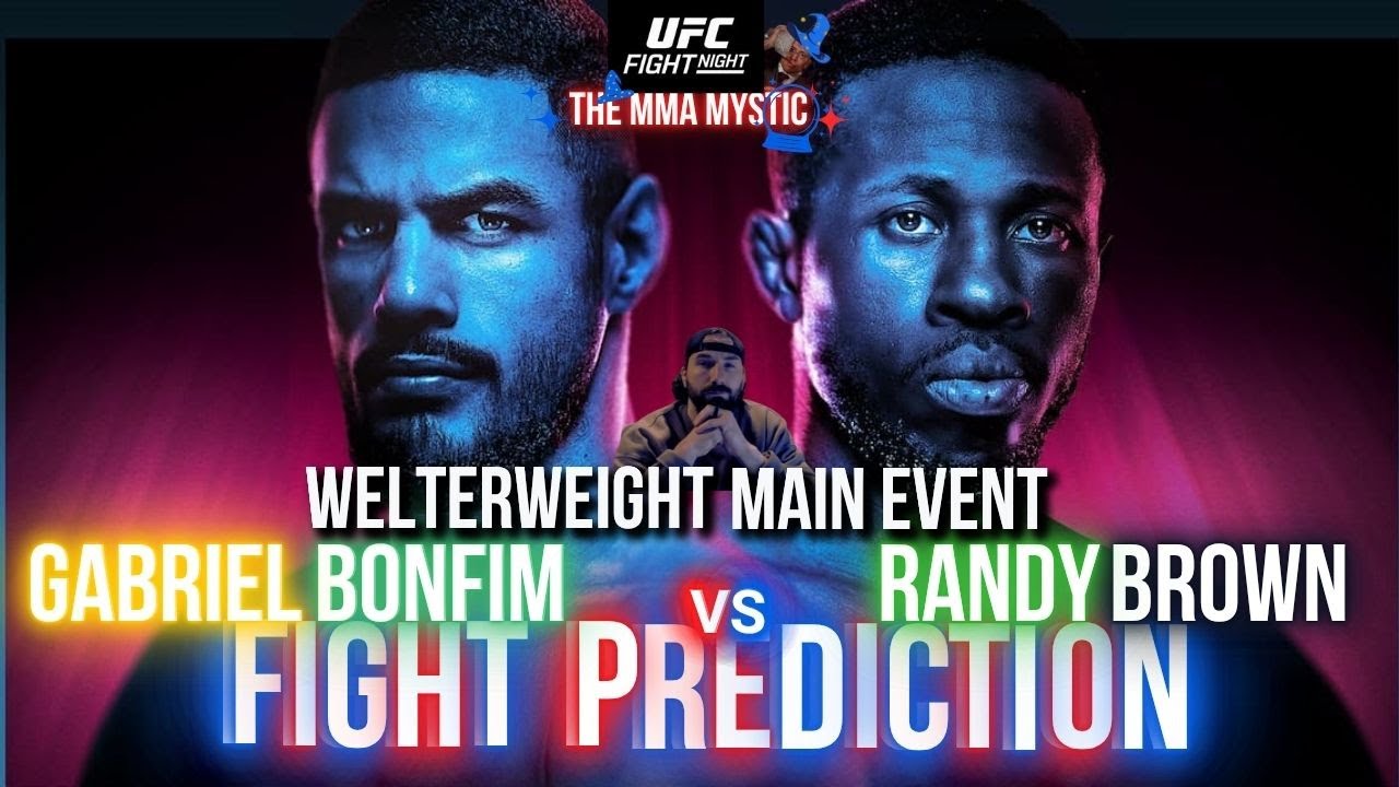 Gabriel Bonfim vs Randy Brown Prediction & Breakdown | UFC Fight Night ...