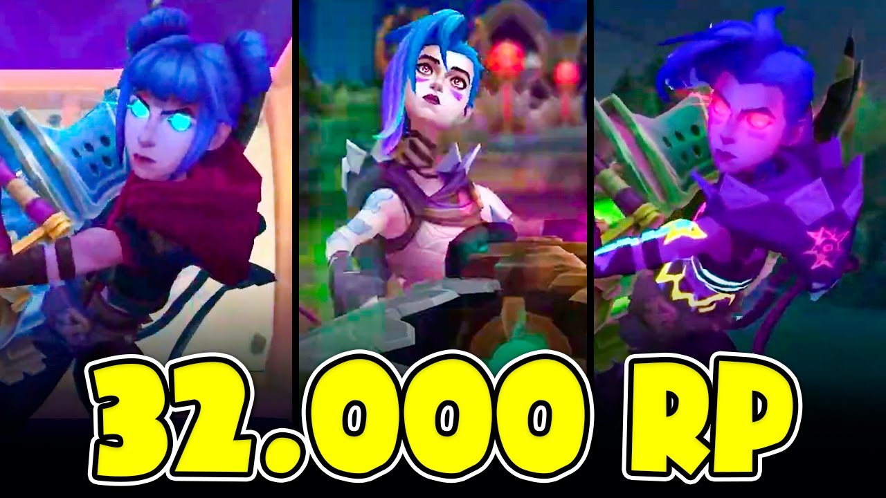 ASÍ es la PRIMERA SKIN EXALTADA (250$) JINX FRACTURADA de ARCANE - YouTube