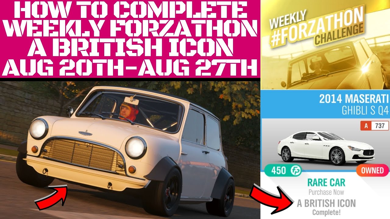 FORZA HORIZON 4-HOW TO COMPLETE SPRING FORZATHON CHALLENGES-A BRITISH ...