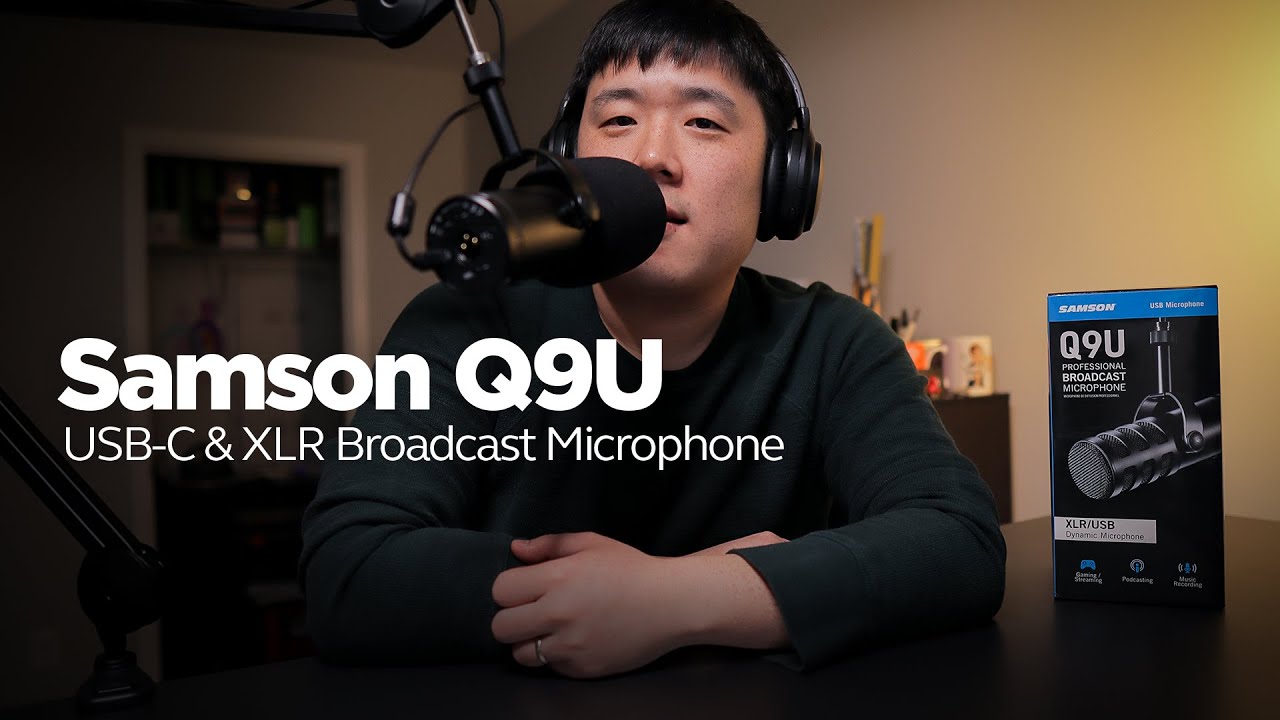 Samson Q9U - USB-C and XLR Hybrid Professional Microphone Unboxing ...