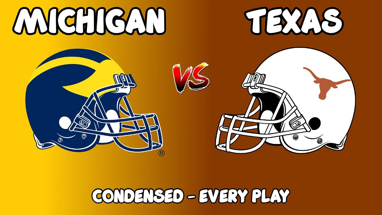 Texas vs Michigan Every play - YouTube