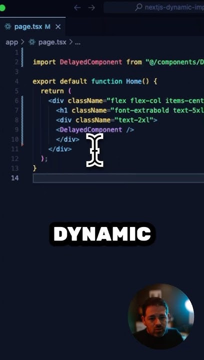Next.js 15 Dynamic Imports make your site FAST - YouTube