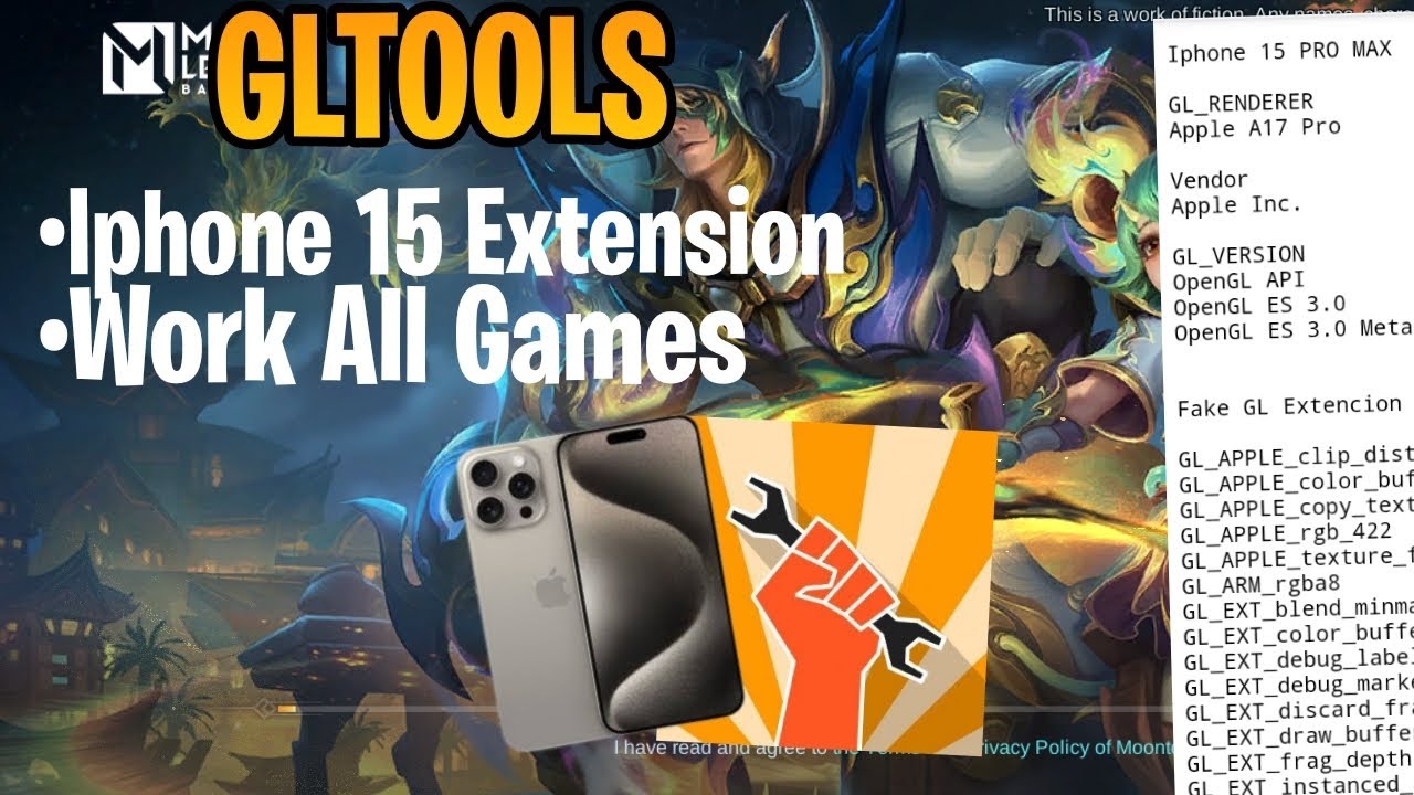 IPHONE 15!!🔥 || GLTools Extensions For Smooth Gameplay || Work All ...