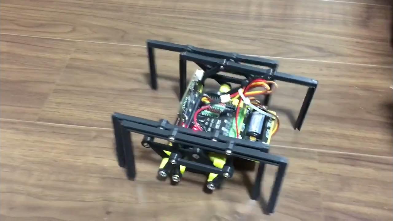 Chebyshev Linkage Robot for micro:bit with Driver Expansion Board by DFRobot - YouTube