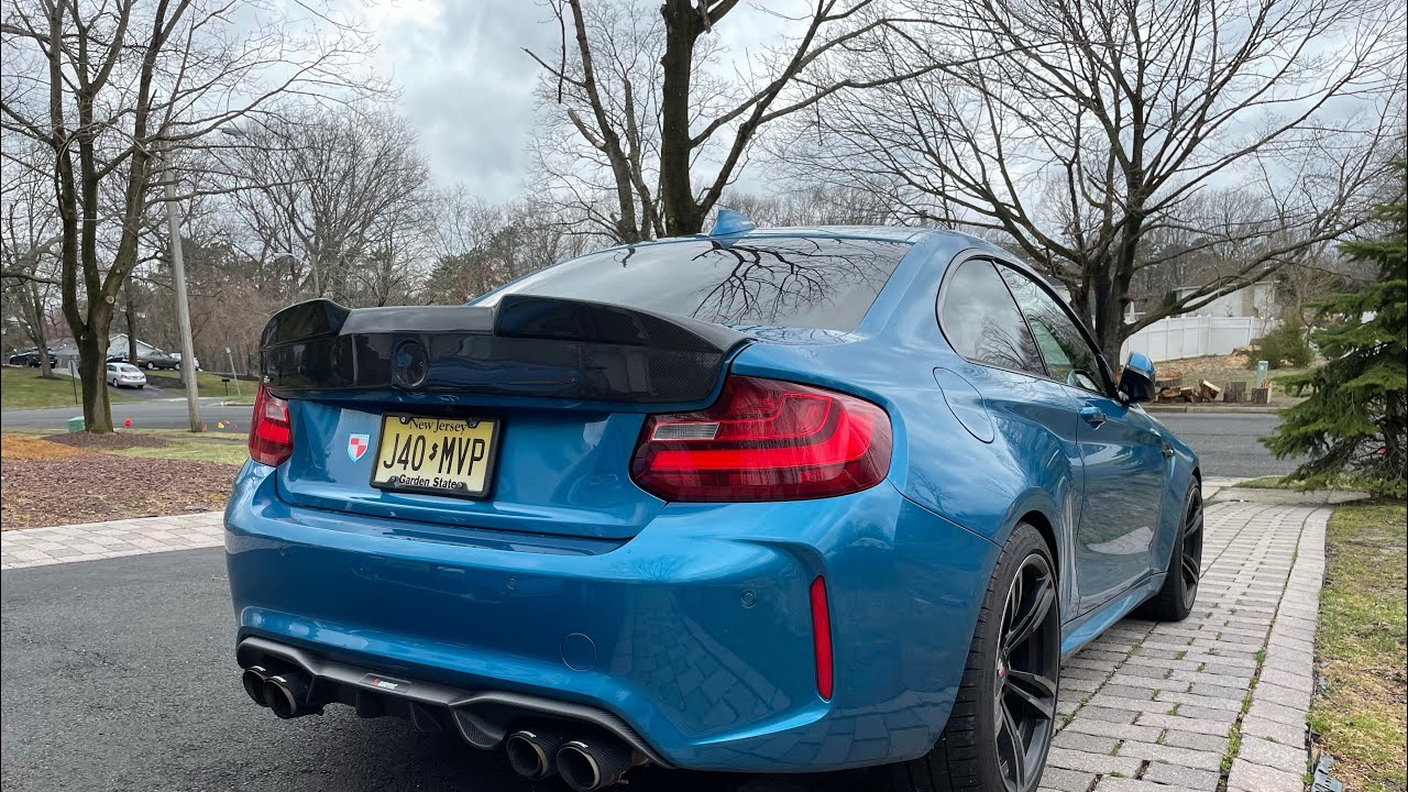 F87 M2 Carbon Fiber M-Performance Trunk Half lid - YouTube
