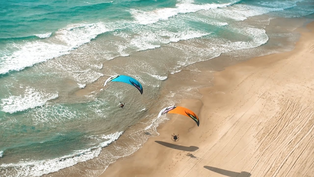 Paragliding over Israel - YouTube