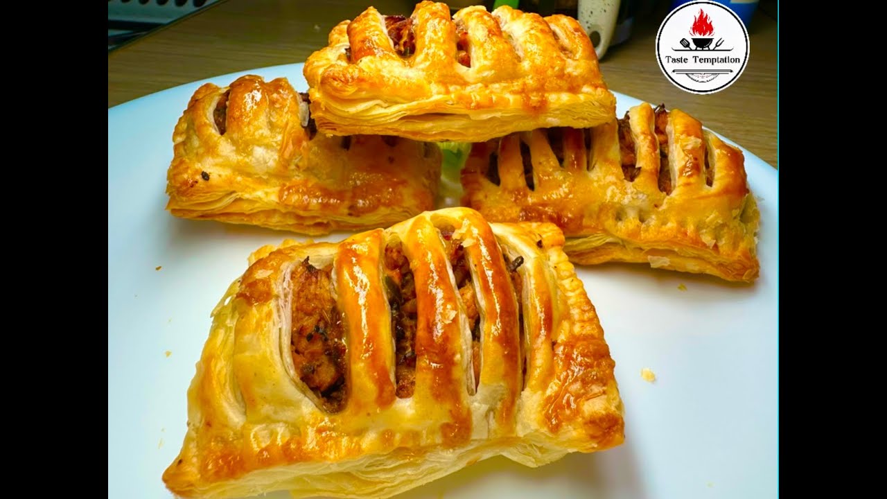 Air Fryer Flakiest Chicken Puff Pastry - Easiest Flakiest puff pastery ...