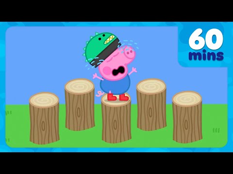 George Pig Cries In The Park 🌲 Adventure In The Park 🧗 Peppa Pig Full Episodes | 60 Min Kids Videos