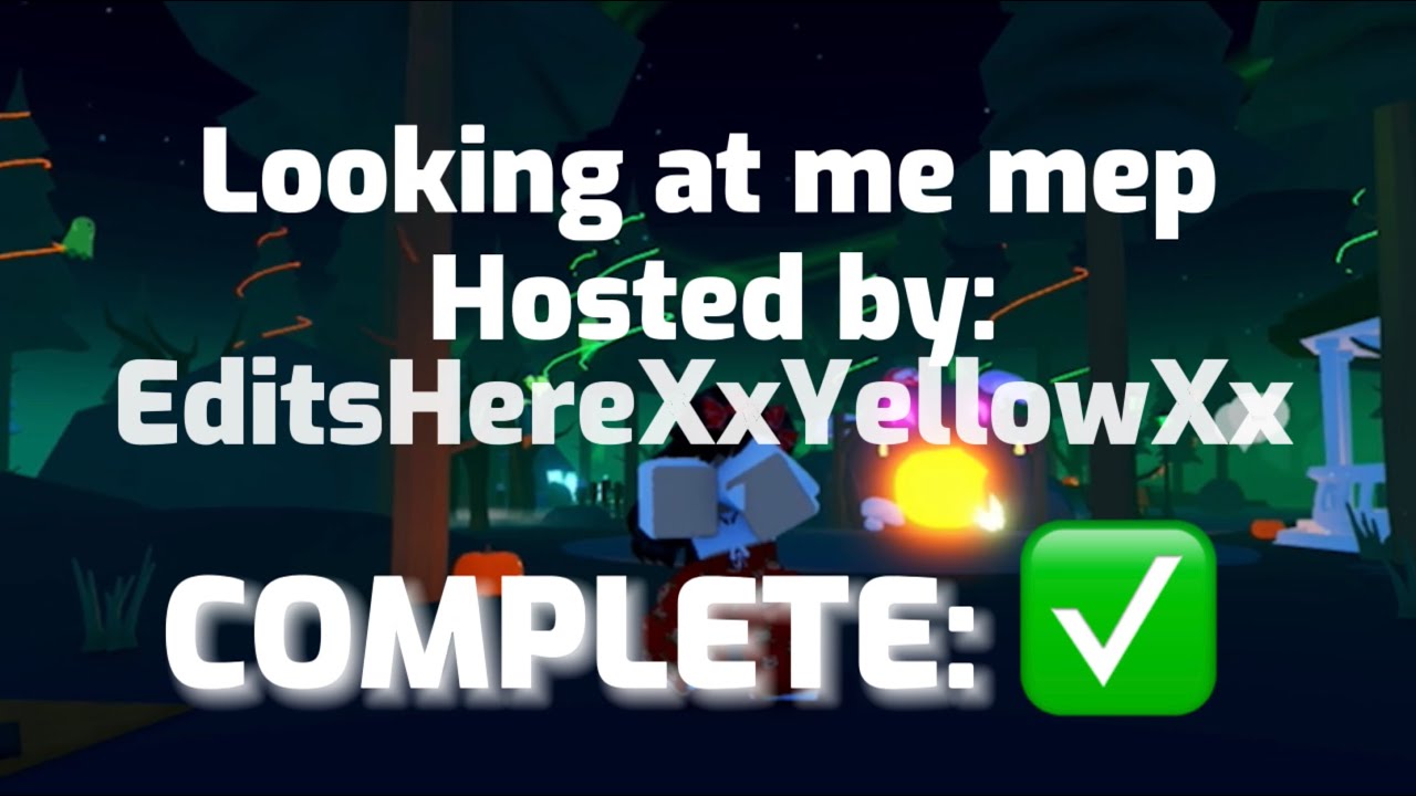 ROBLOX LOOKING AT ME || MEP || Complete: - YouTube