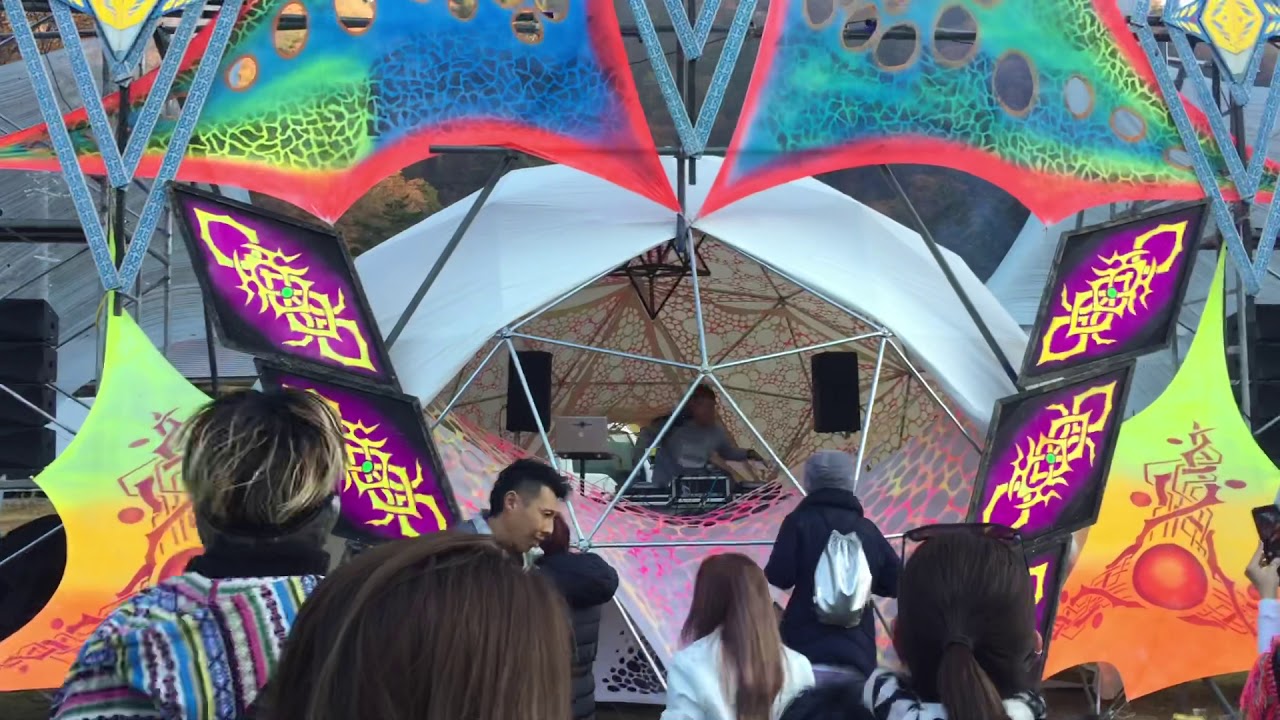 DJ HISA @ Time and Space 2018 in Nara - YouTube
