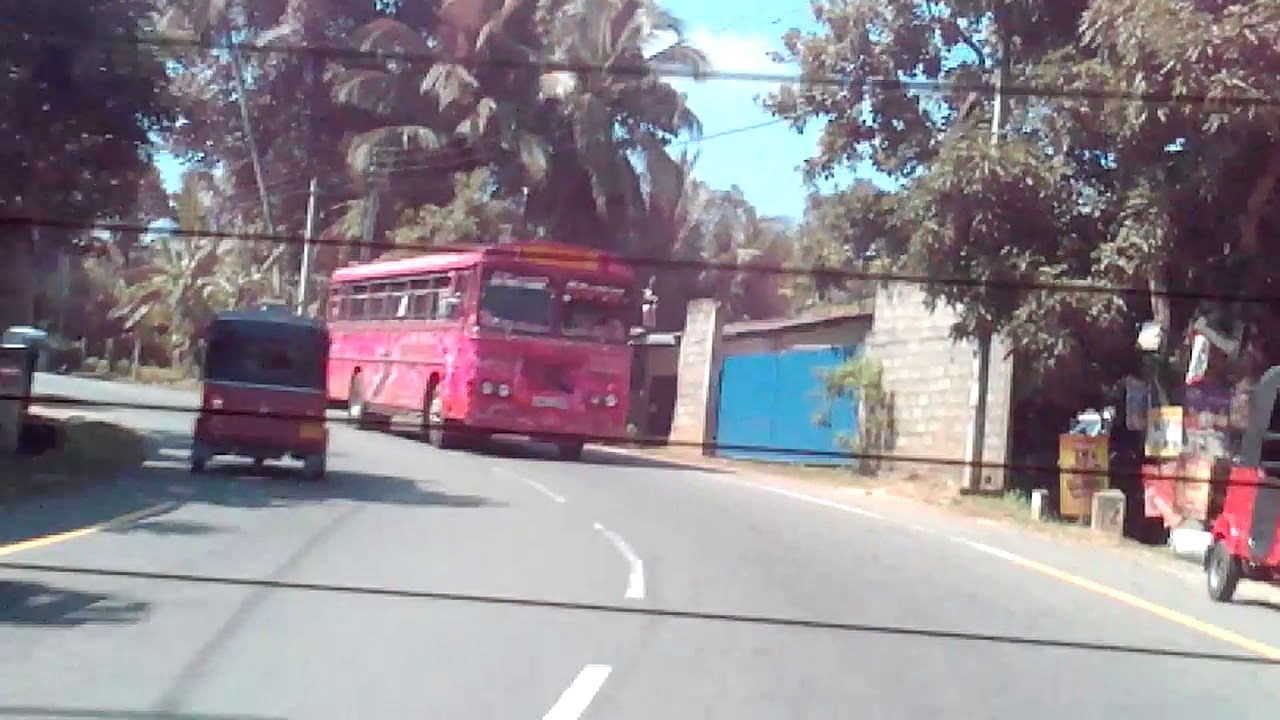 Red Rose bus in Matara Hakmana - YouTube