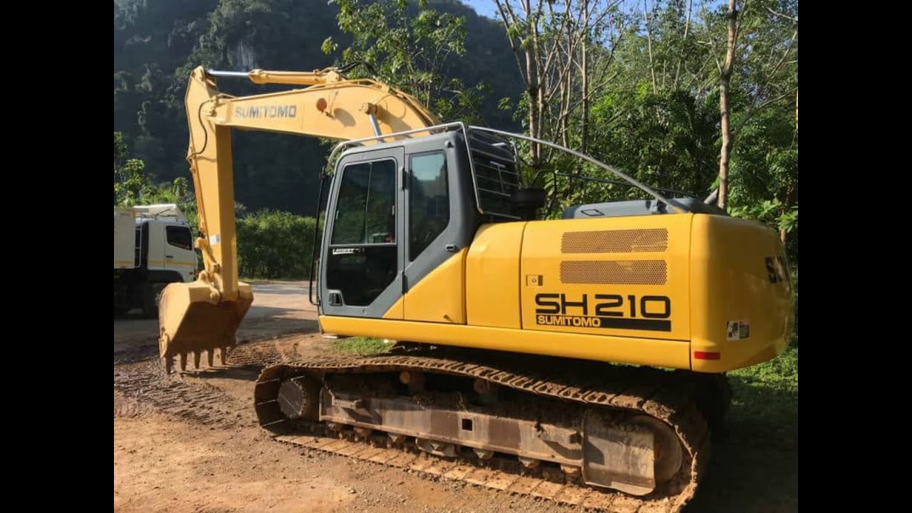 SH210-5รถพร้อมใช้ - YouTube