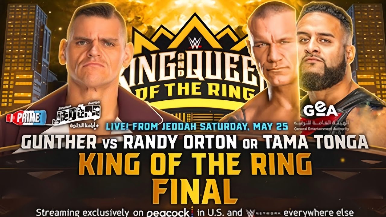 Gunther Vs Randy Orton & Tama Tonga | Handicap Match | 1V2 | WWE King ...