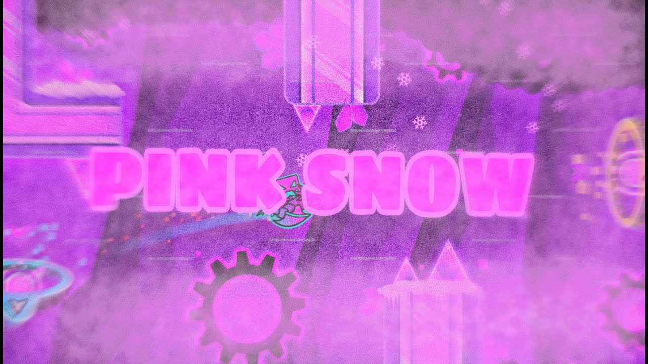 Building on Pink snow day 5 (geometry dash) no commentary - YouTube