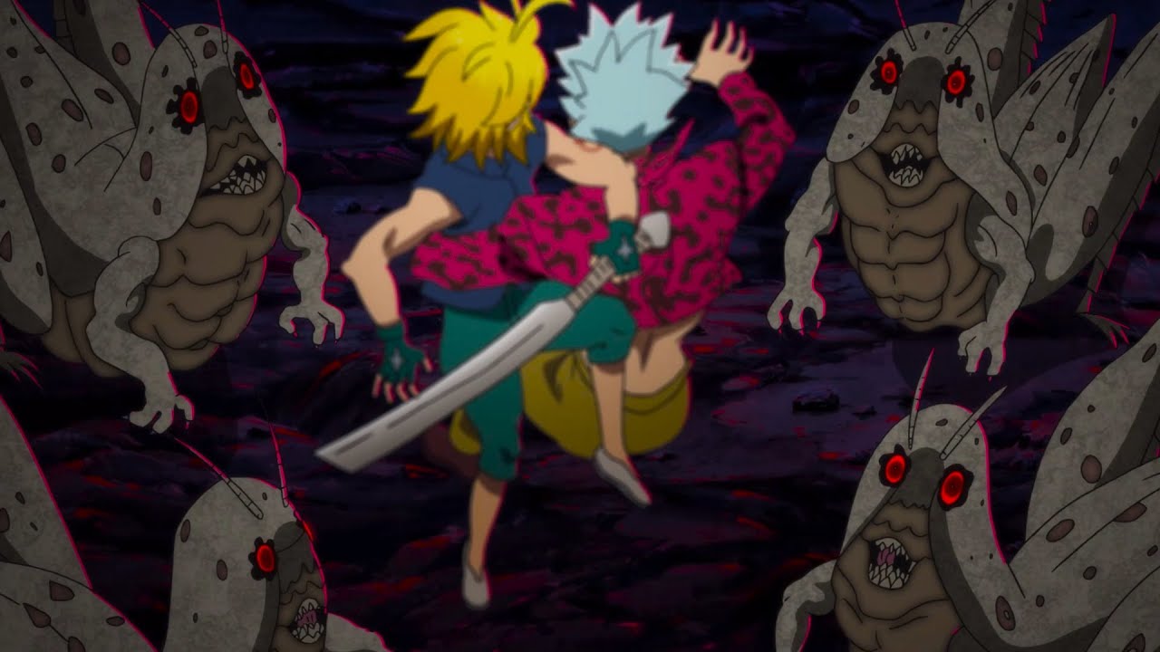 Meliodas & Ban Fighting in Purgatory - Seek a Way Out of Purgatory ...