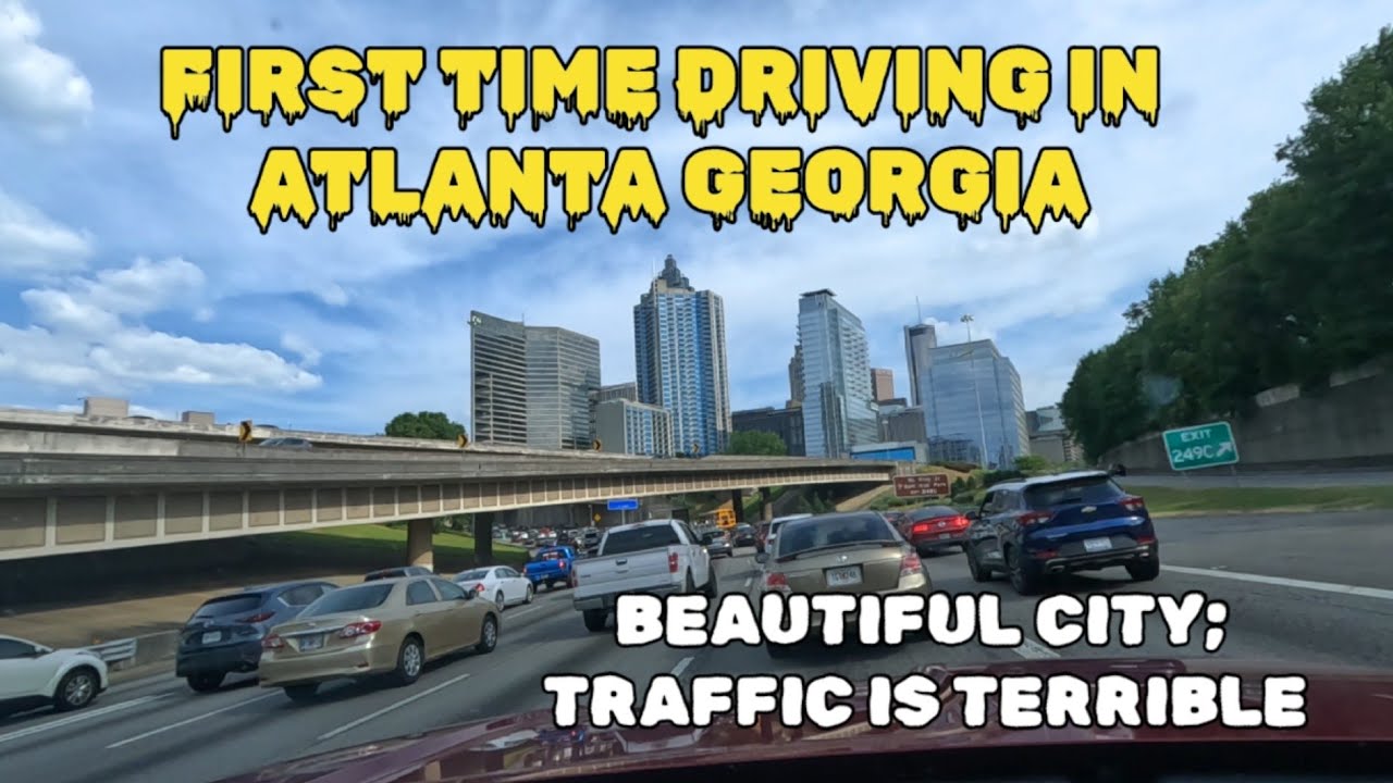 Driving in Atlanta, Georgia ( Traffic Situation/Rush Hour in Atlanta ...