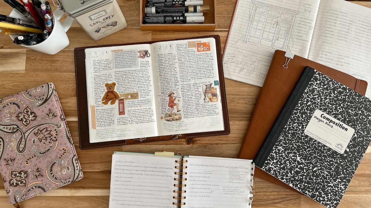 my journal ecosystem 📖🖊️ how I use hobonichi and cheapy notebooks to ...