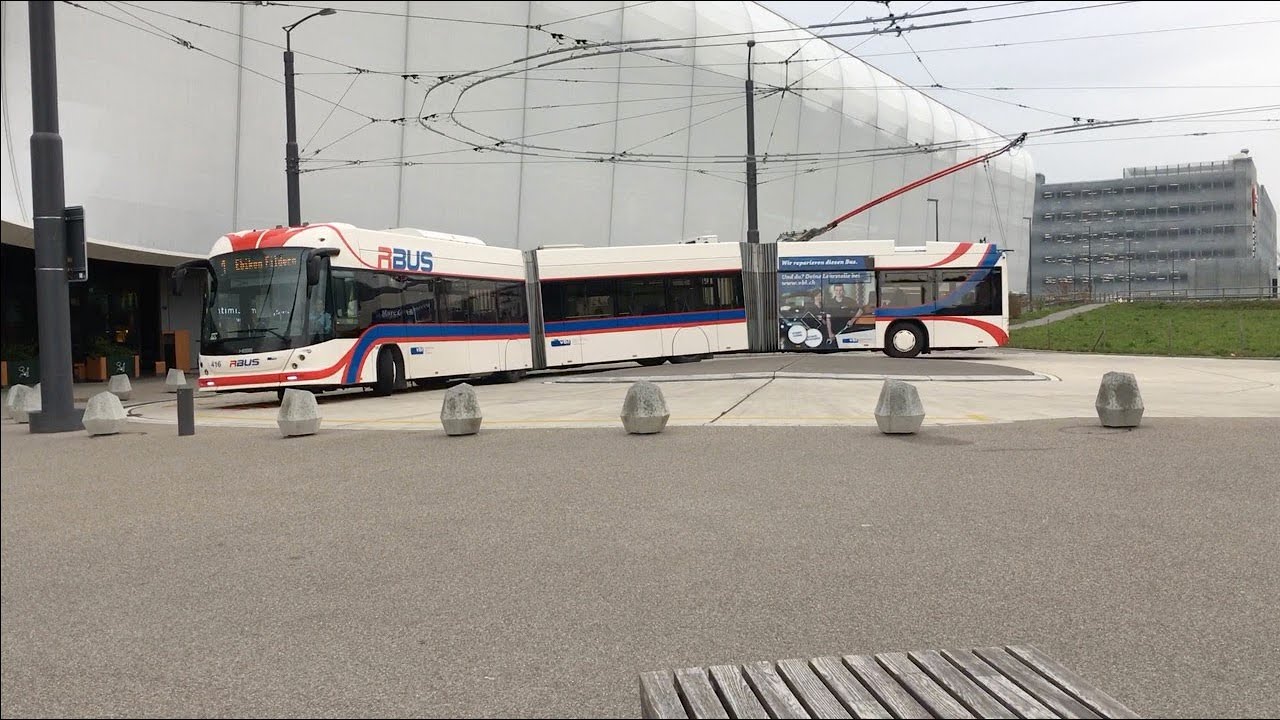 VBL Buses & Trolleybuses in Lucerne, Switzerland 2020 - YouTube