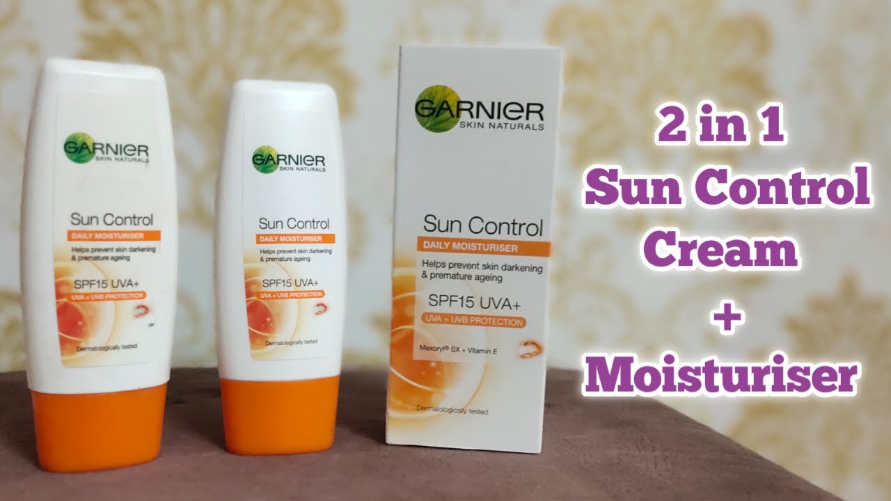 Garnier Sun Control Daily Moisturiser With Spf 15|| Shama's Corner ...