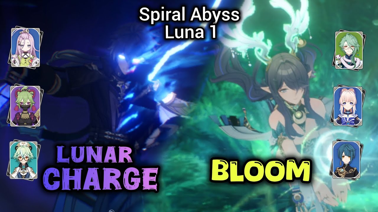 Genshin impact, C0 Flins Lunar Charge Hyper Carry & Lama Bloom Team ...