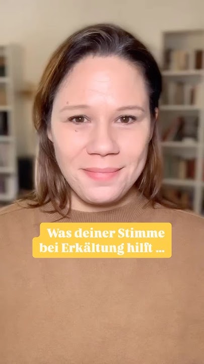 Tipps für deine Stimme bei Erkältung #gesangstipps #singen - YouTube