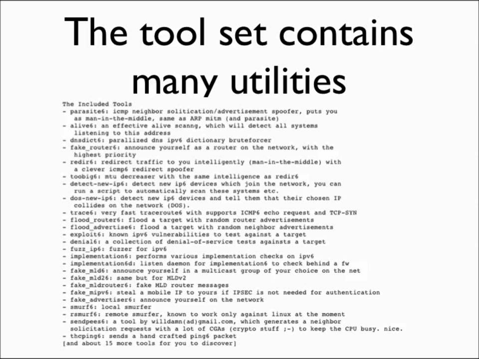 Funny with IPv6 part one version 2 - YouTube