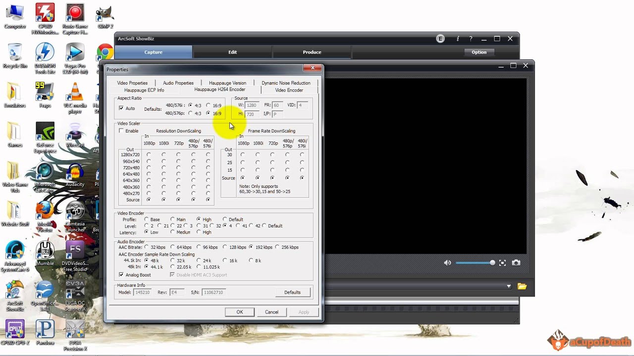 Record at 60fps with HD PVR 2 - YouTube