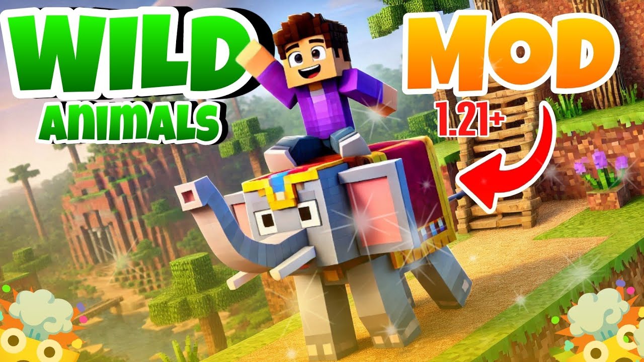 Lion In Minecraft Mod | Wild Animals Mod In Minecraft | @Retro187 - YouTube