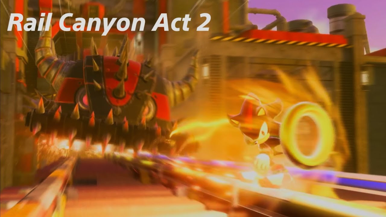SONIC X SHADOW GENERATIONS | Rail Canyon Act 2 in 2:03.87 - YouTube
