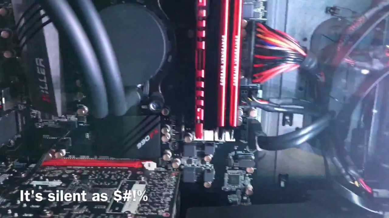 Cooler Master HAF X Red Ironside build - YouTube